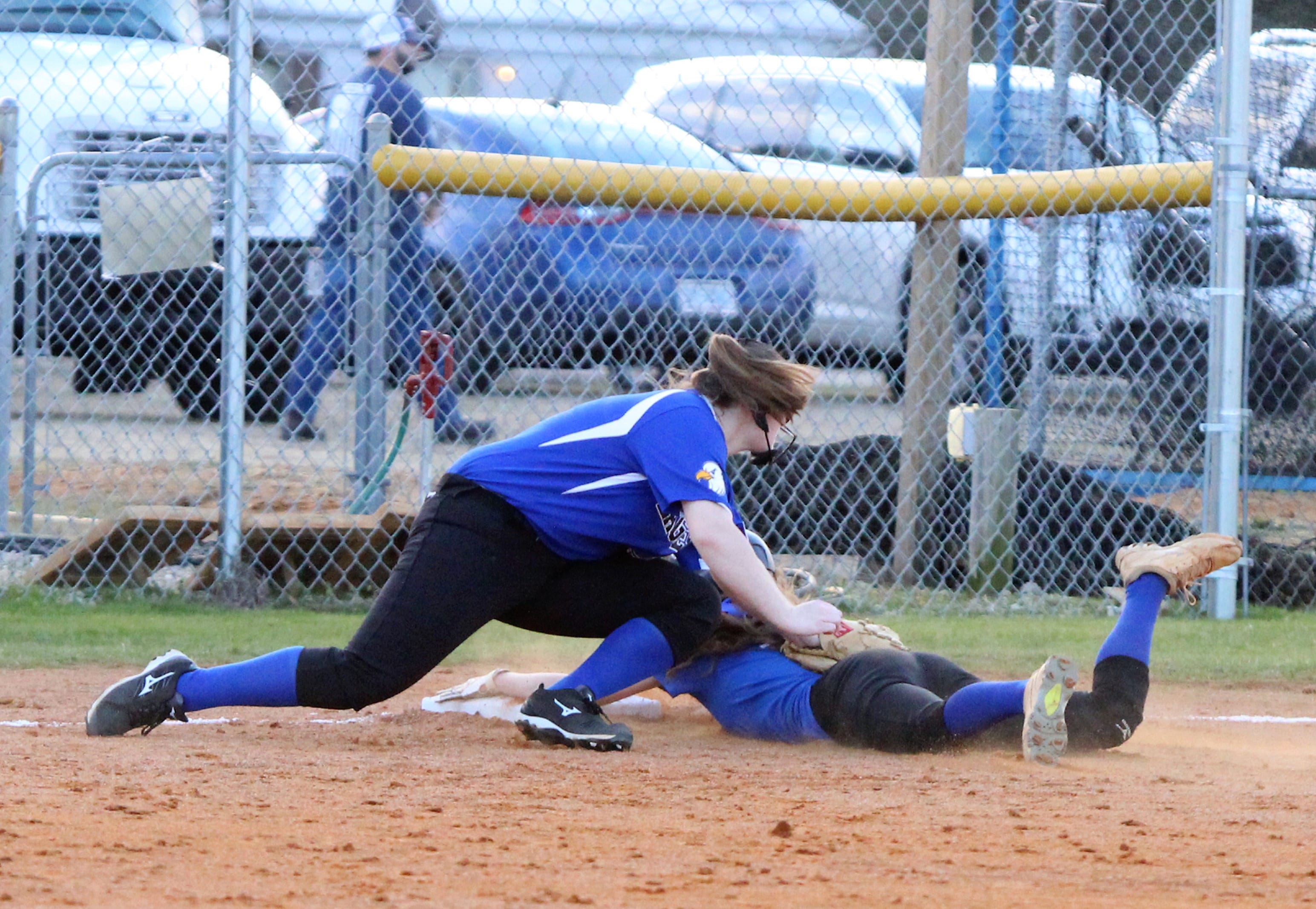 Eagles host Midway for lengthy softball scrimmage